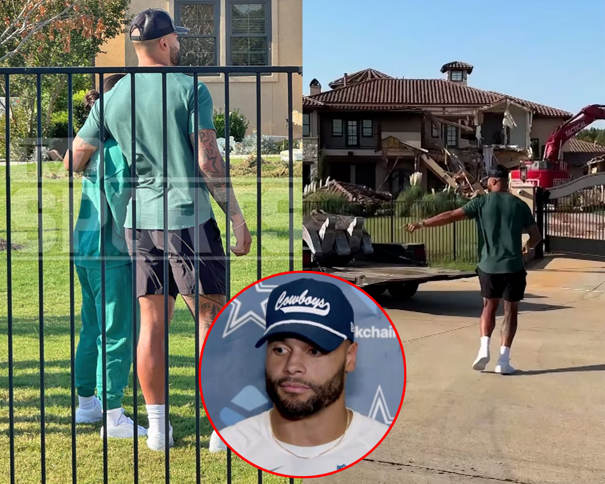 Cowboys Dak Prescott Scolds Media for ‘Crazy’ Home Demolition Reports ...